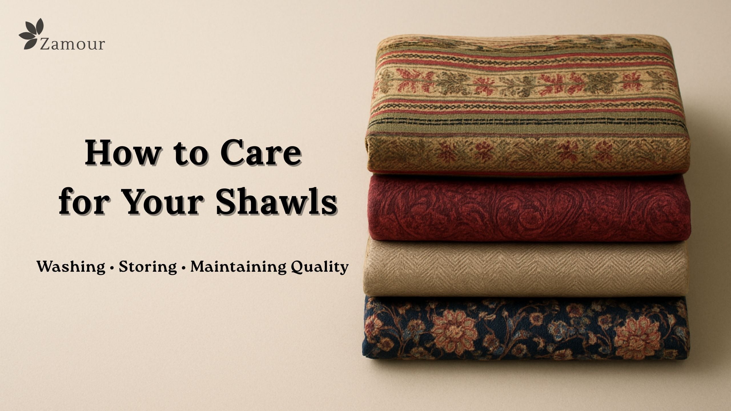 How to Care for Your Shawls: Washing, Storing & Maintaining Quality ...